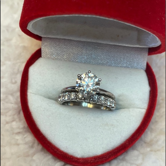 Jewelry | Brand New 14k White Gold Wedding Set | Poshmark